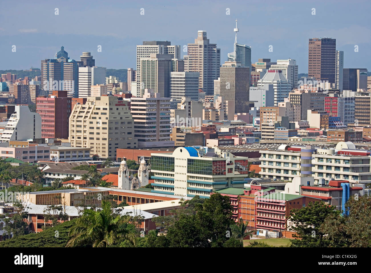 South Africa, Kwazulu-Natal province, city of Durban, overview Stock Photo - Alamy
