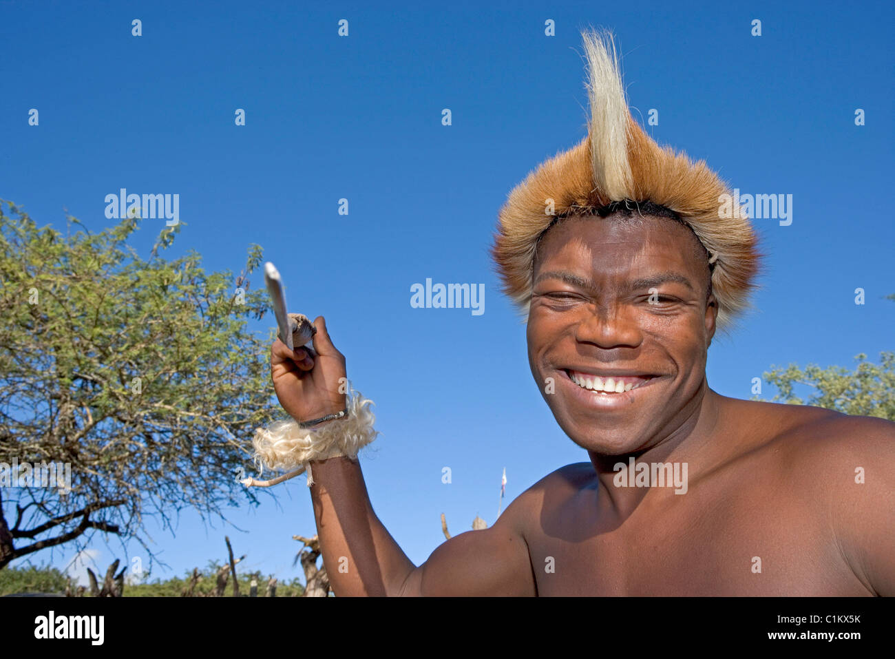 South Africa Kwazulu-Natal province the Simunye zulu village where ...