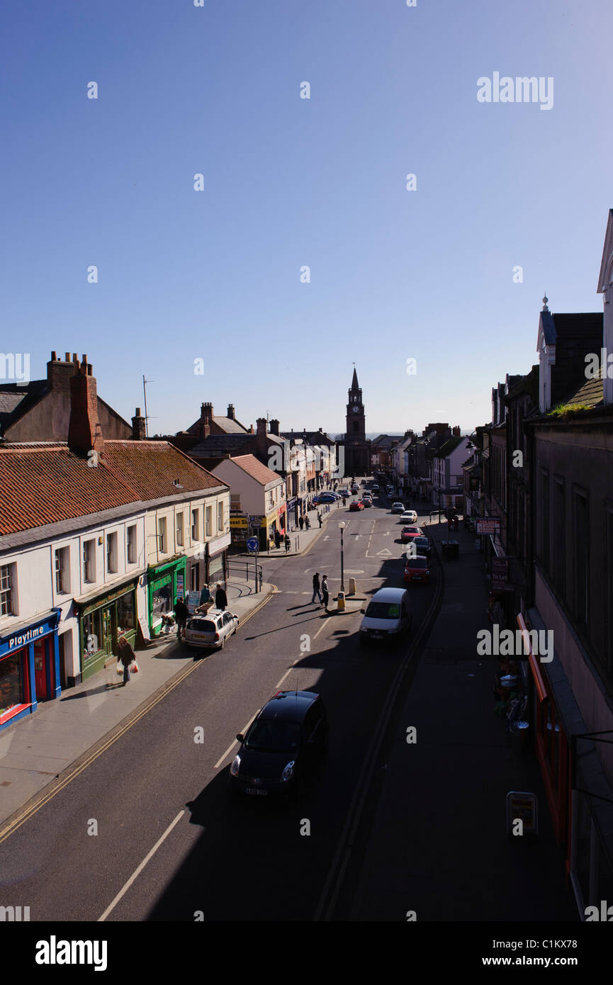 Berwick upon Tweed city centre Stock Photo - Alamy