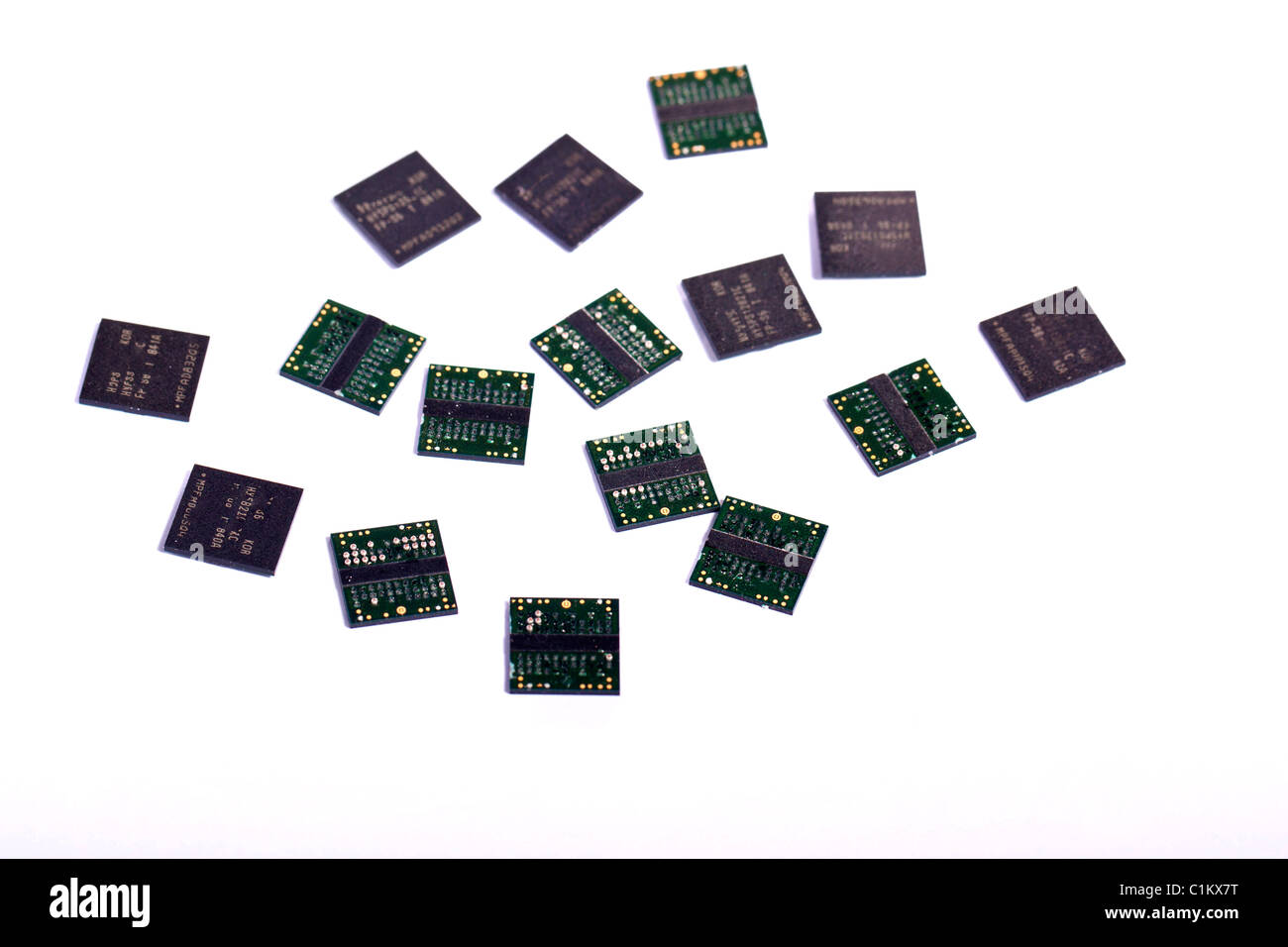 Black and white computer memory chips hi-res stock photography and ...