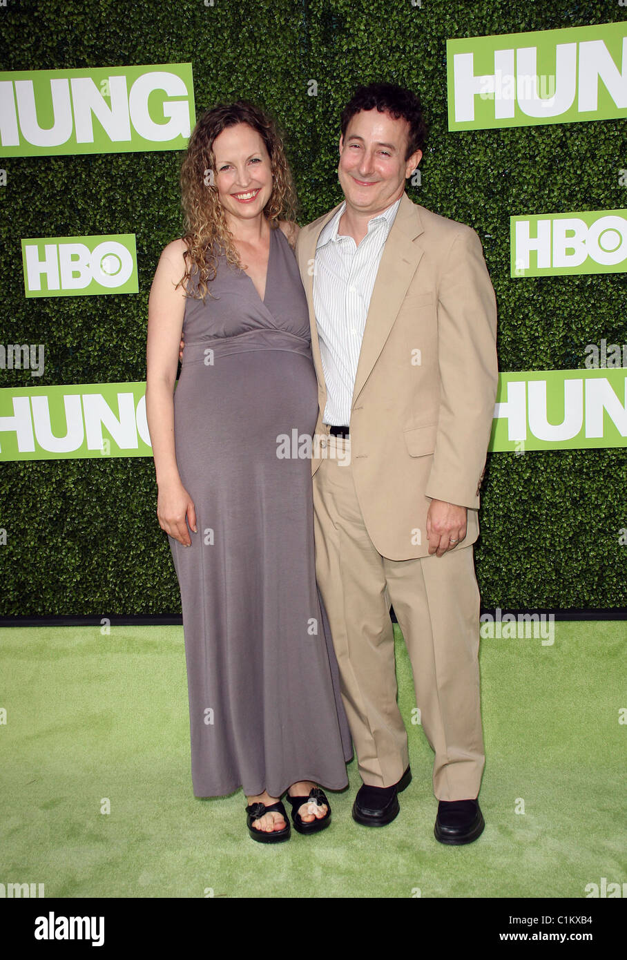 Eddie Jemison and wife HBO Presents The Premiere Of "Hung" - Held at ...