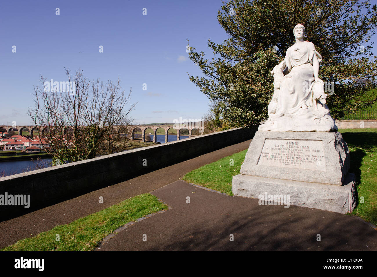 Lady jerningham statue hi-res stock photography and images - Alamy