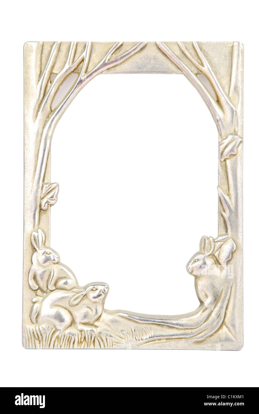 Vintage metallic wall frame hi-res stock photography and images - Alamy