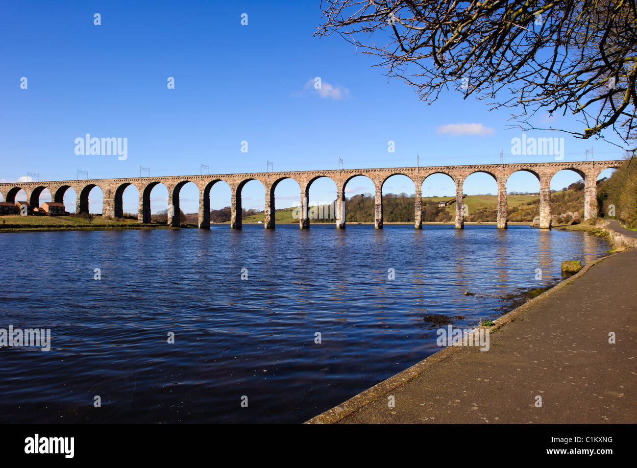 Royal Border Bridge, Berwick upon Tweed Stock Photo - Alamy