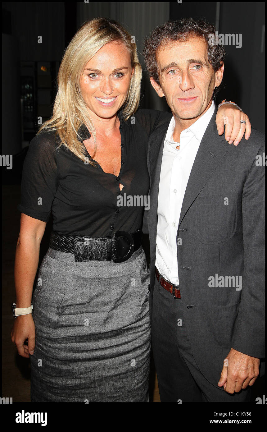 Cecile De Menibus and Alain Prost Tag Heuer evening party at the White ...