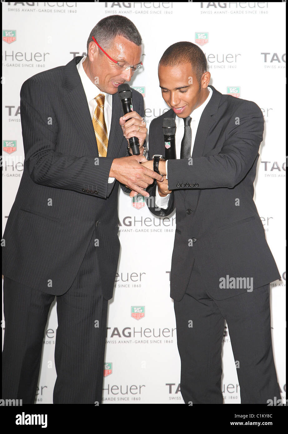 Tag heuer lewis hamilton High Resolution Stock Photography and Images ...