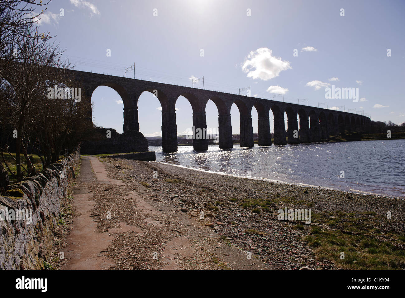 Royal Border Bridge, Berwick upon Tweed Stock Photo - Alamy