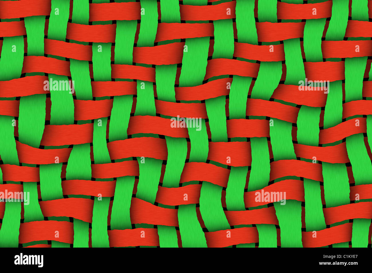 Backgrounds and textures - Twill textured background in green and red ...