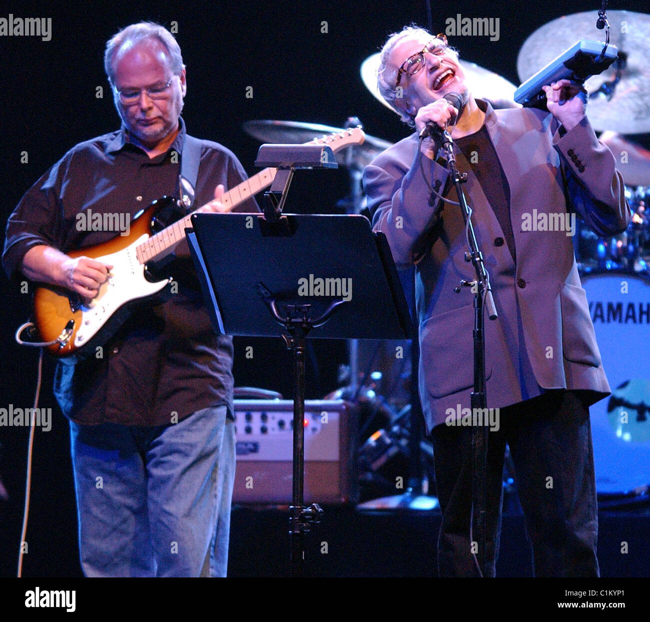 Walter Becker and Donald Fagen of 'Steely Dan' perform at the Heineken ...