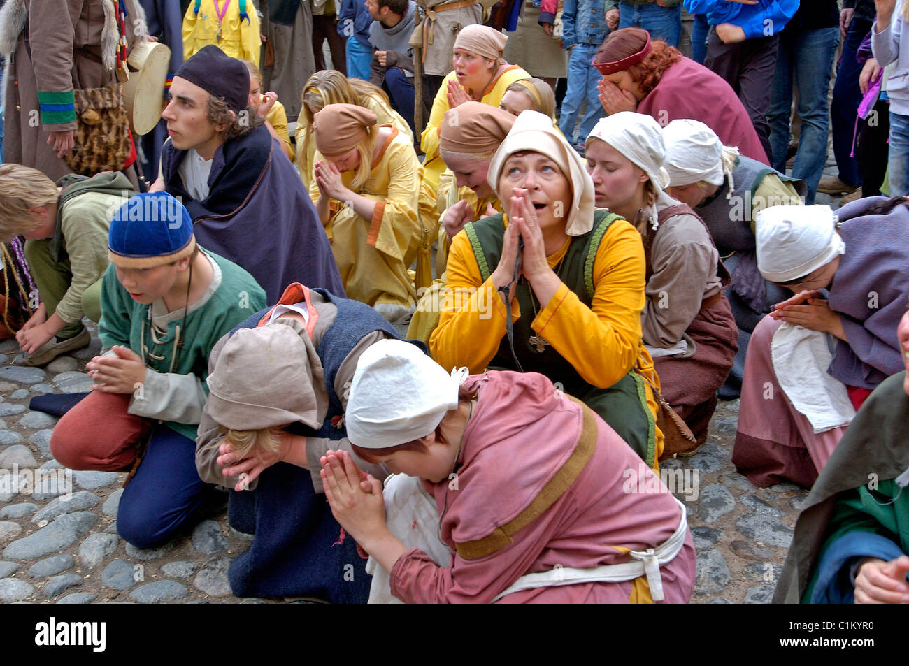 Finland, Turku, European Capital of Culture 2011, the medieval market ...