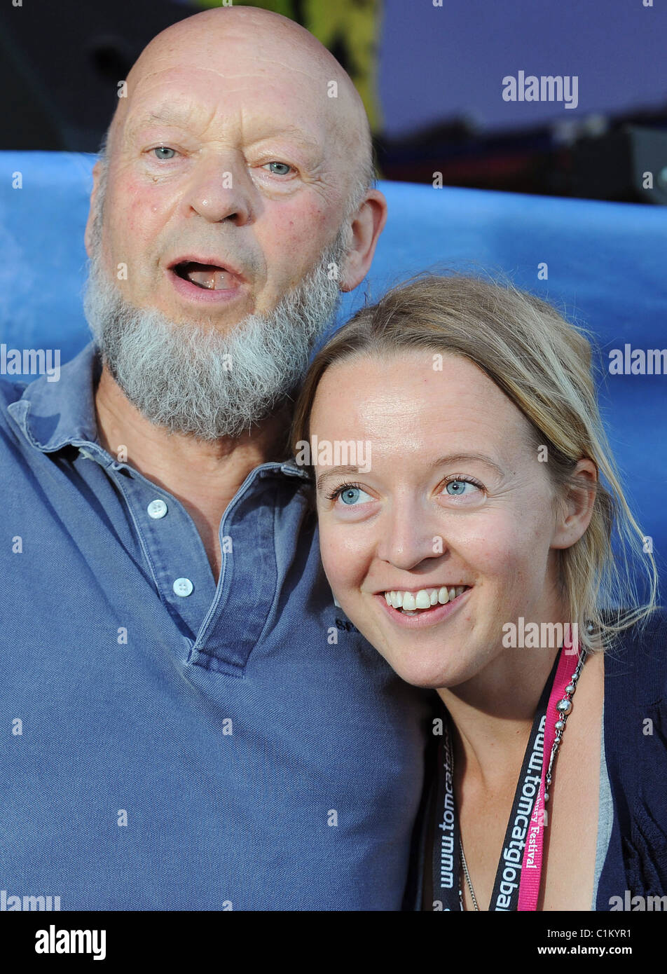 Micheal Eavis and Emily Eavis make an appearance at the Globe Stage ...