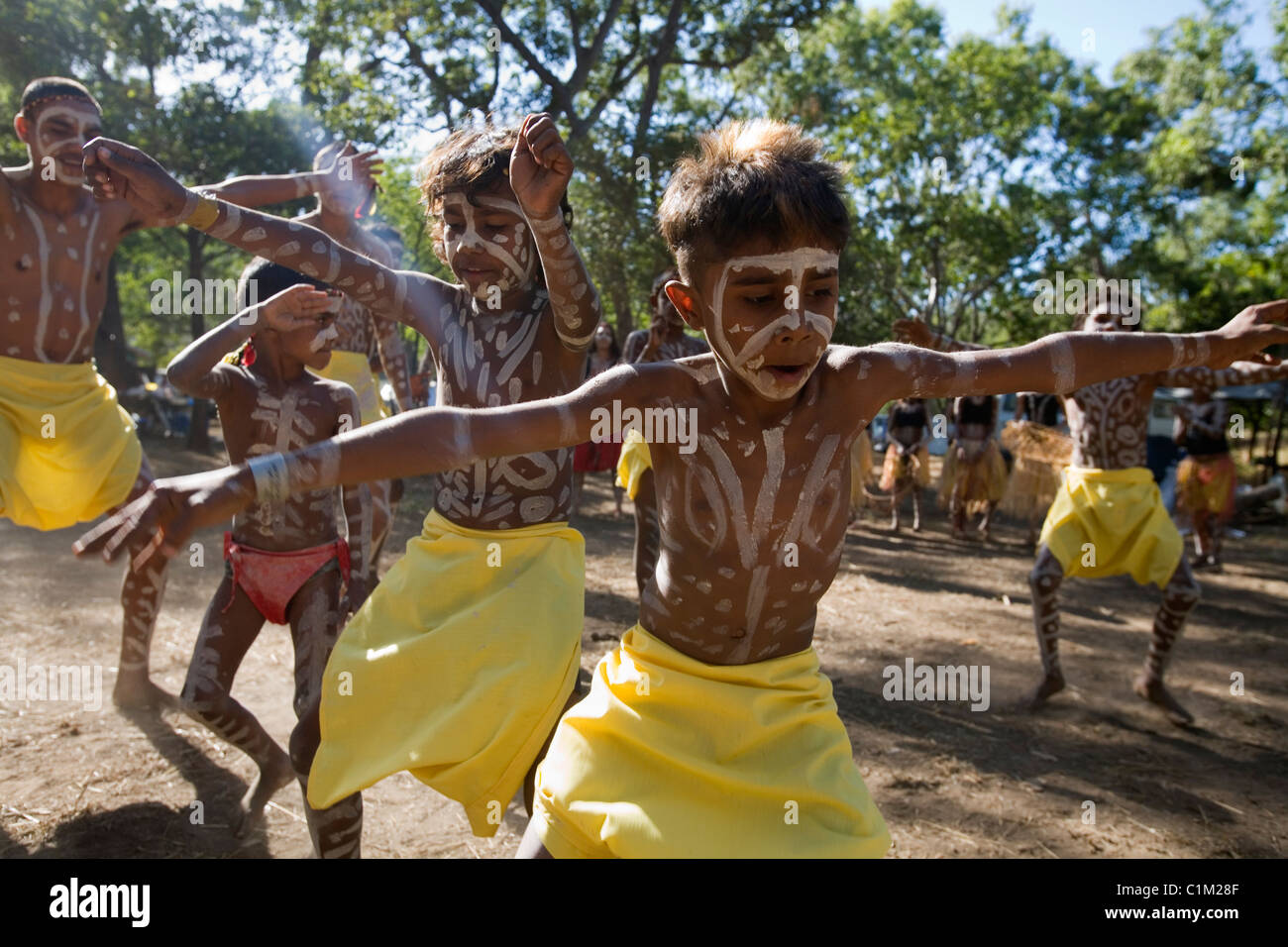 Indigenous dancers. Laura Aboriginal Dance Festival, Laura, Queensland ...