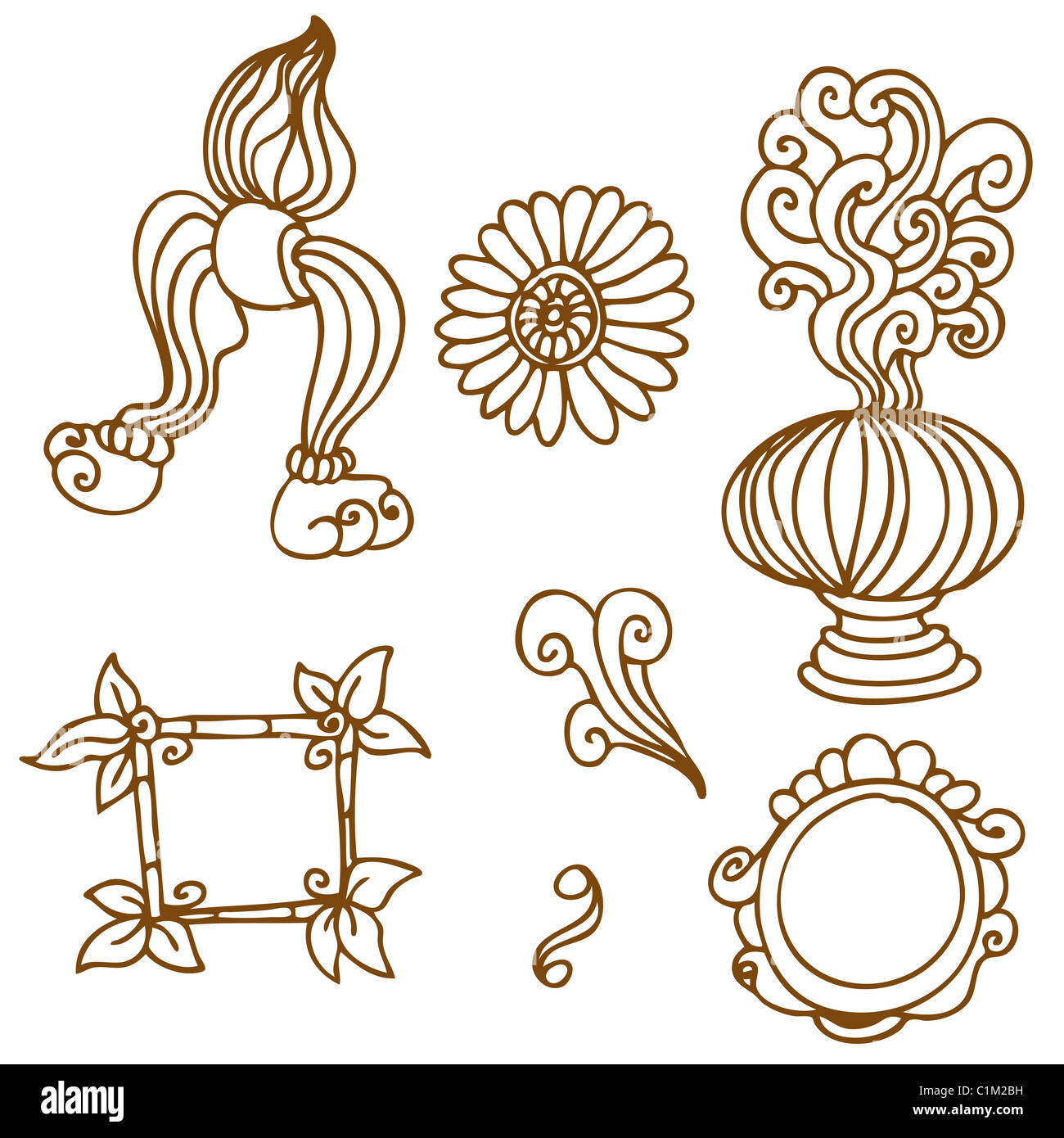 An image of a set of design elements Stock Photo - Alamy