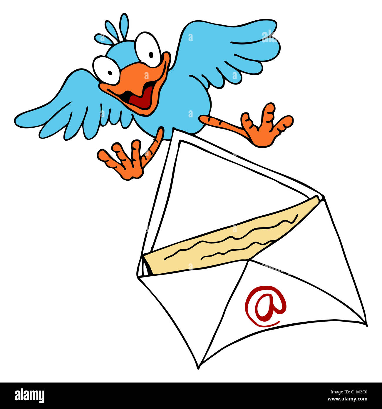 Bird mail hi-res stock photography and images - Alamy