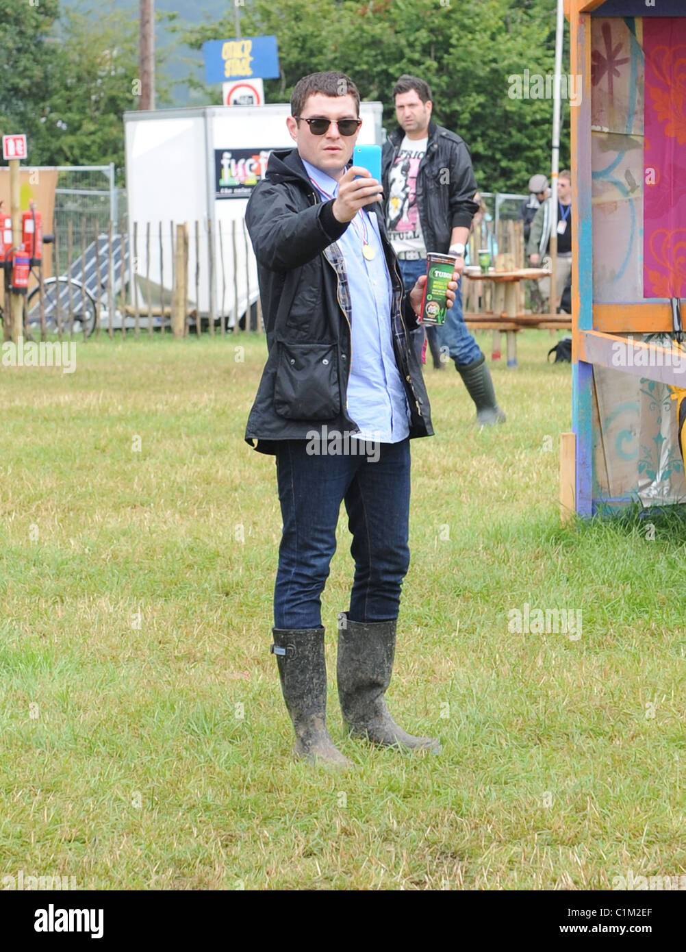 Mathew Horne backstage during the 2009 Glastonbury Festival - Day 1 ...
