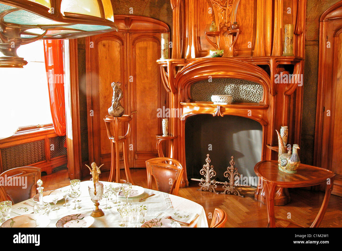 France, Meurthe et Moselle, Nancy, Ecole de Nancy Museum, Art Nouveau ...