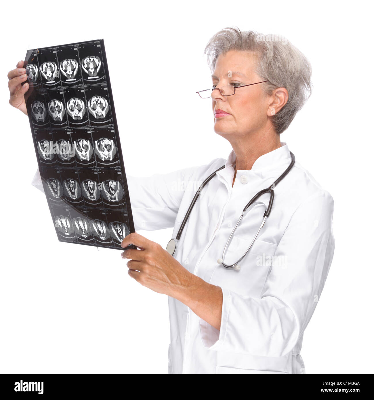 Person portrait radiography stethoscope Cut Out Stock Images & Pictures ...