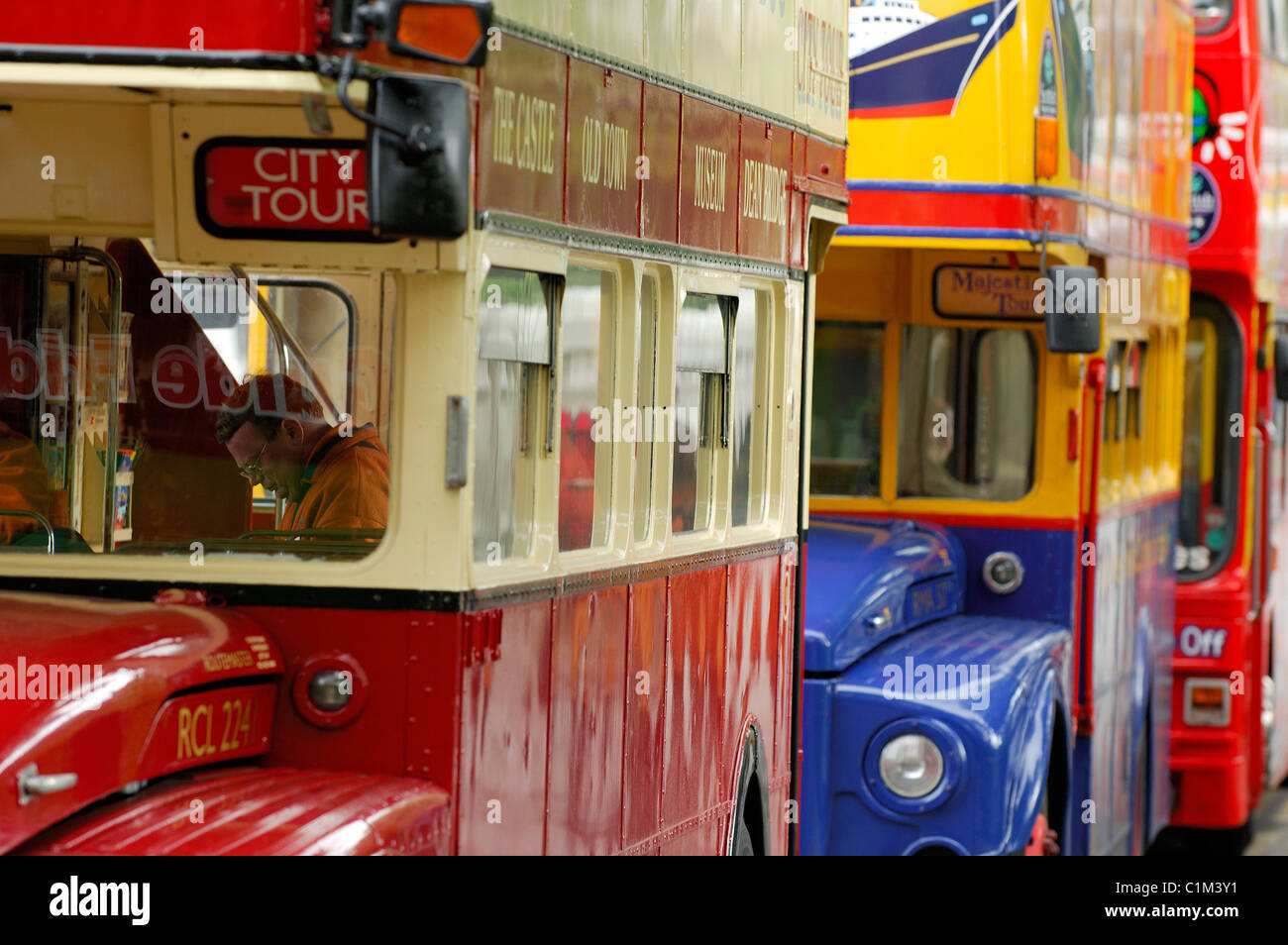 United Kingdom, Scotland, Edinburgh, imperial bus Stock Photo - Alamy