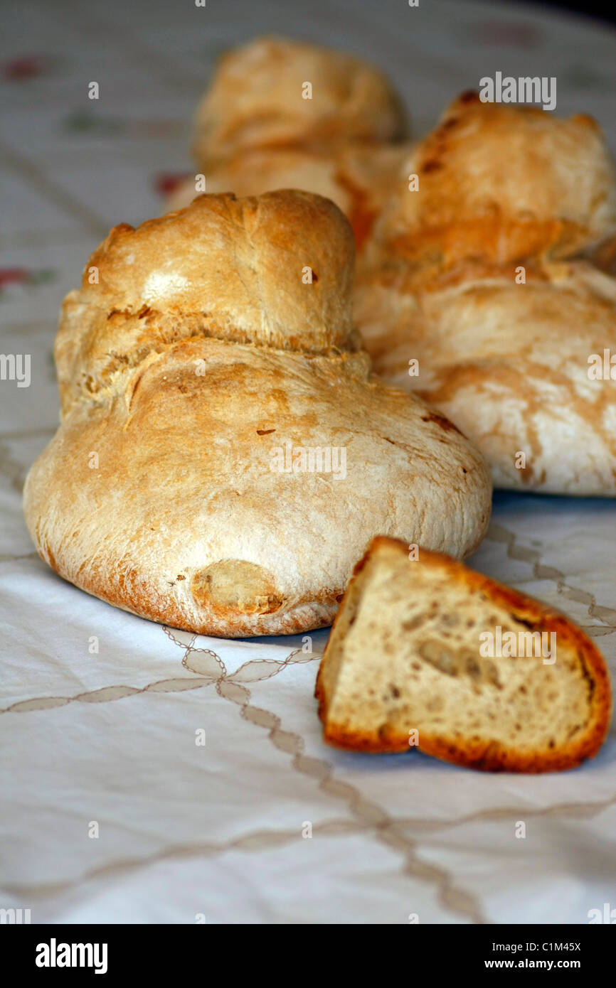 View of some traditional portuguese breads on a table Stock Photo - Alamy