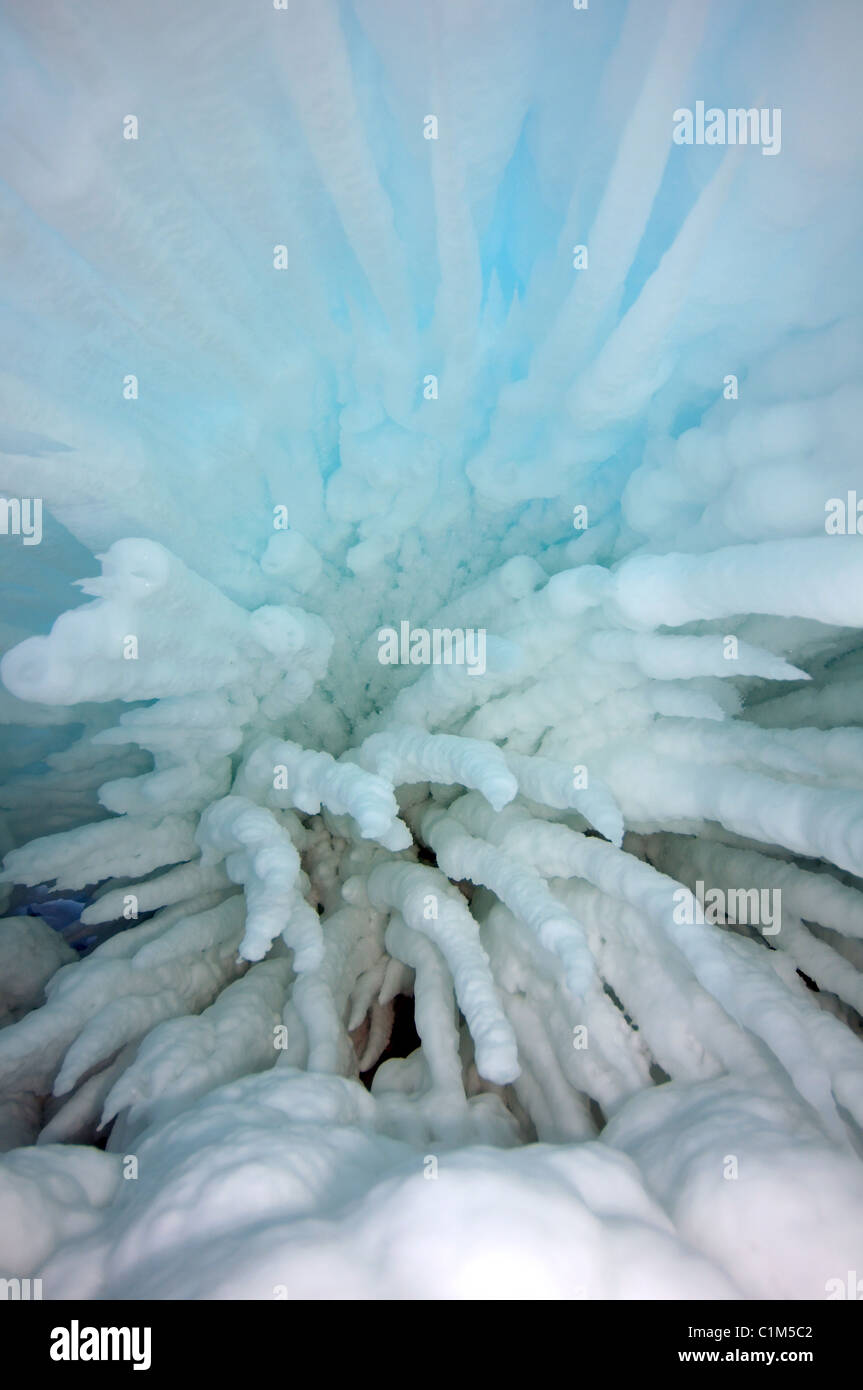 icicles hang from the ceiling of the ice cave Stock Photo - Alamy