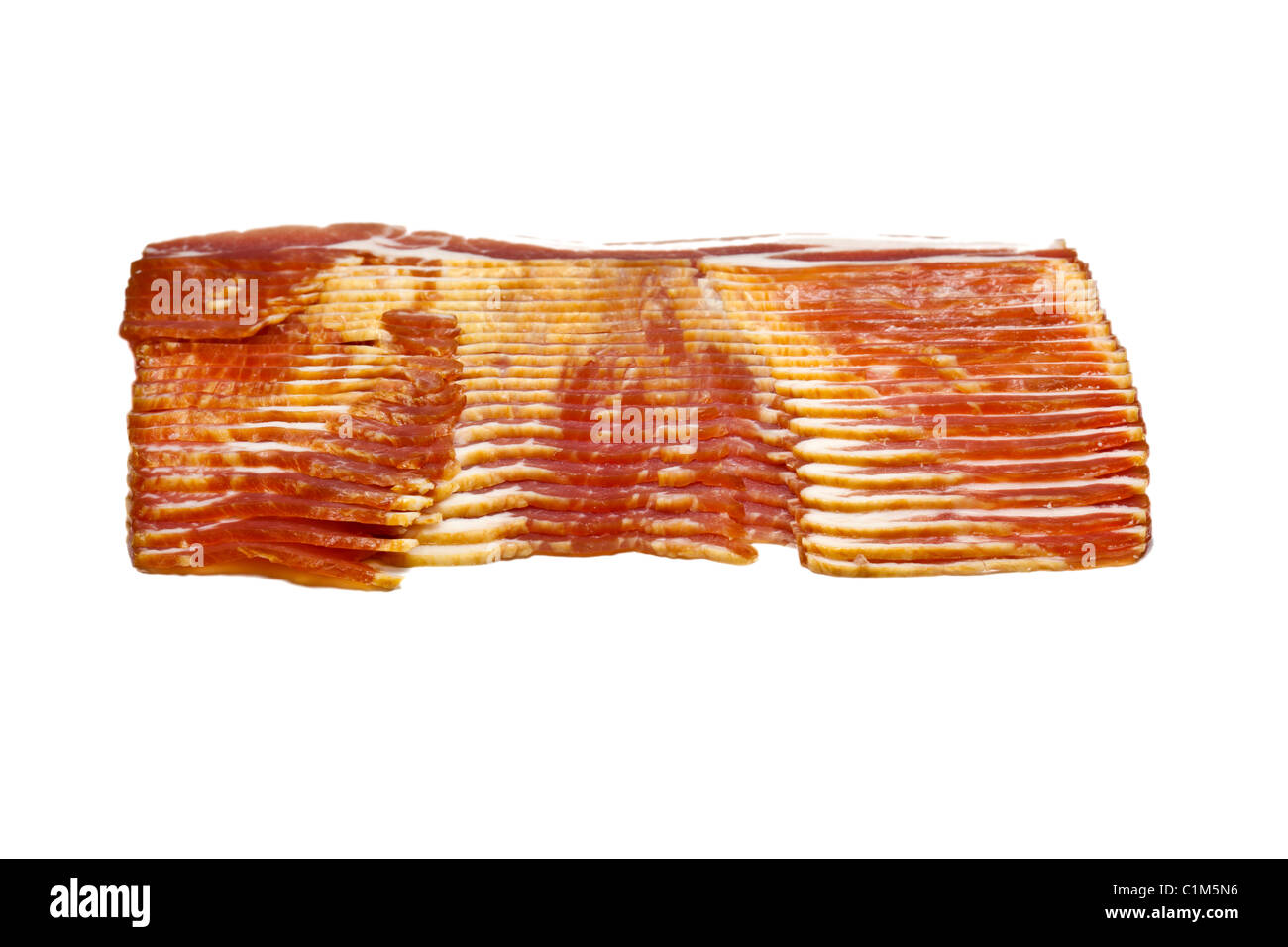 Uncooked raw bacon on hi-res stock photography and images - Alamy