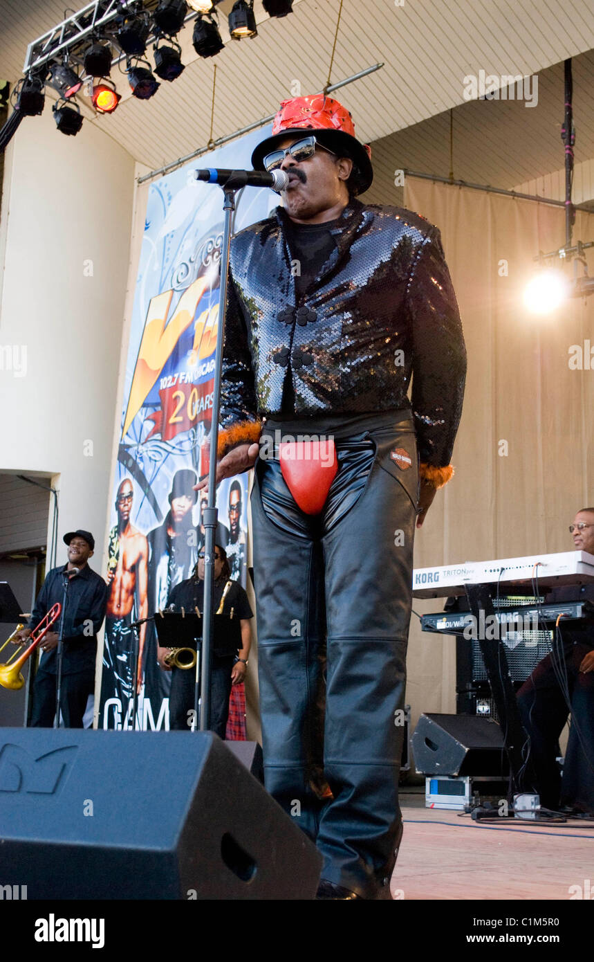 Cameo performs at the Petrillo Music Shell at the Taste of Chicago ...