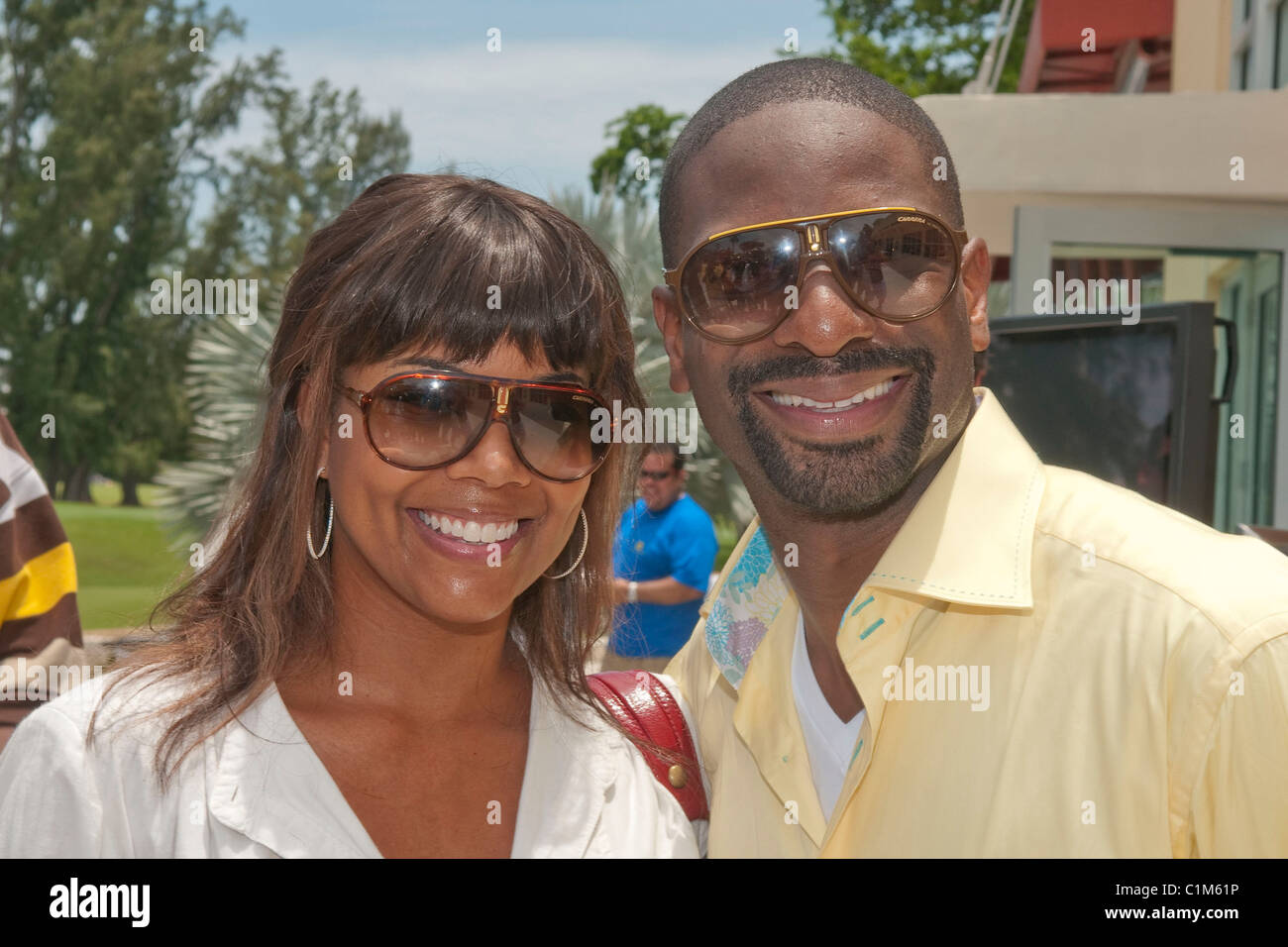 Gabrielle Union with Dj Irie at the DJ Irie Weekend Celebrity Golf ...