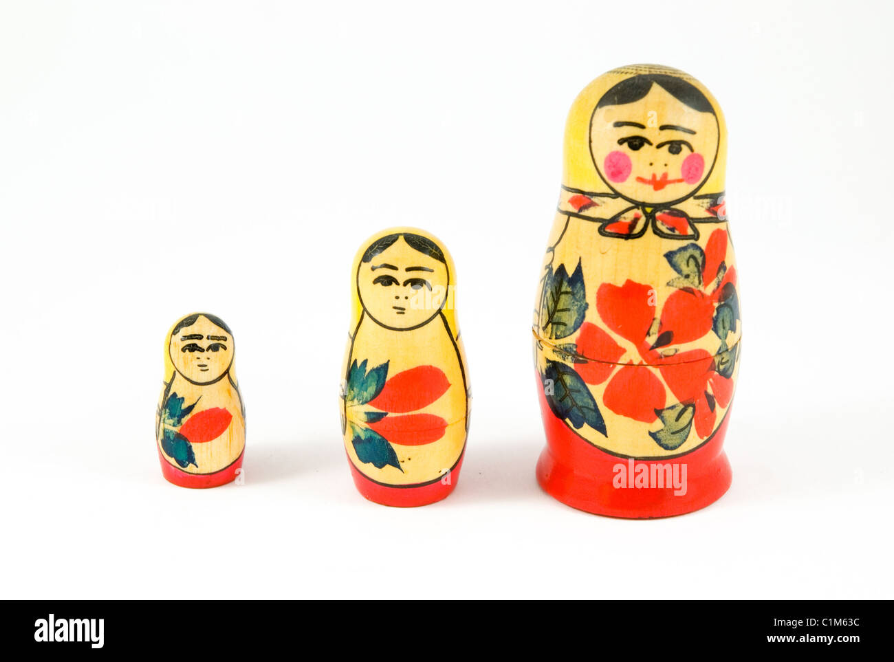 Russian nested dolls matryoshka Stock Photo - Alamy