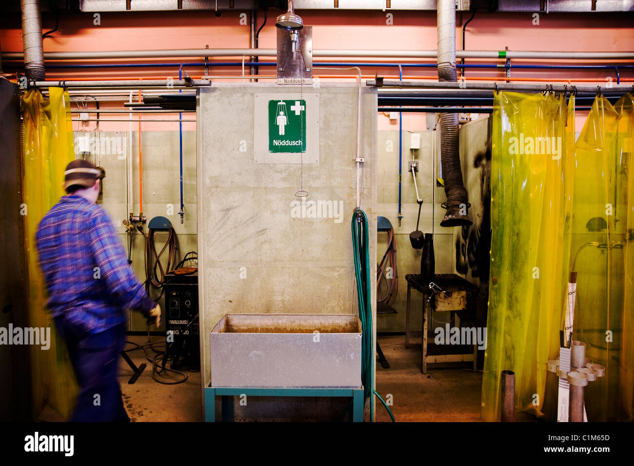 engineering school, welder rooms Stock Photo - Alamy