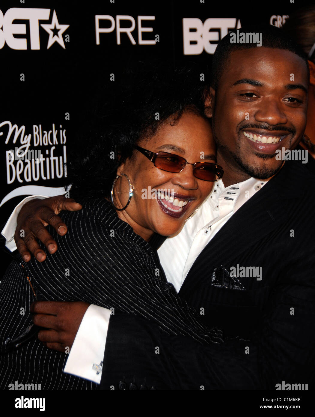 Ray J and mother The BET awards pre-show dinner held at the Jewel Box ...