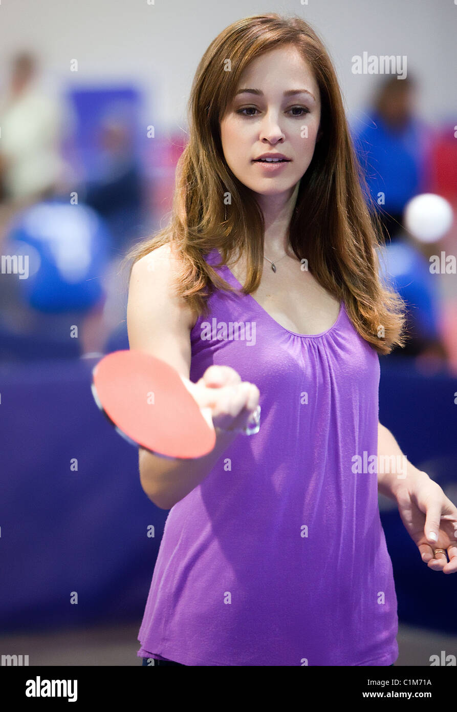 Autumn Reeser HardBat Classic Table Tennis Tournament at The Palazzo ...