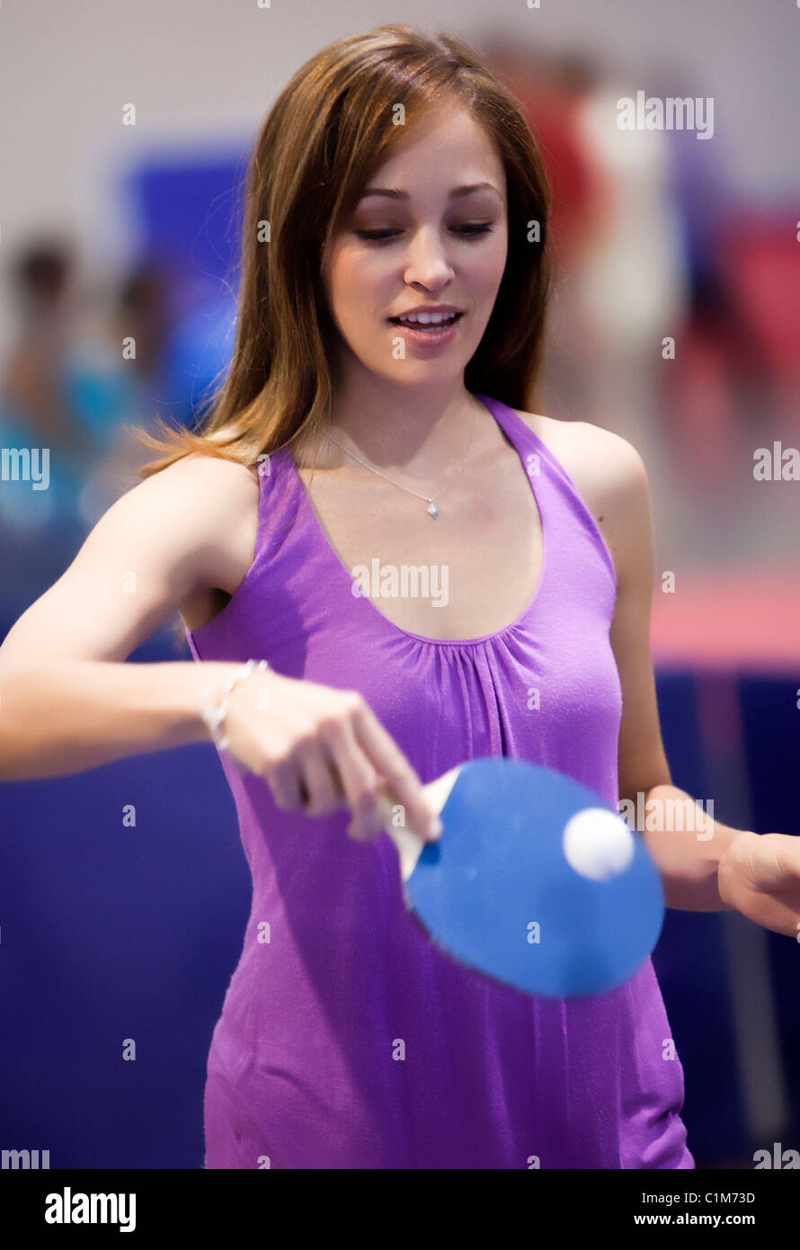 Autumn Reeser HardBat Classic Table Tennis Tournament at The Palazzo ...