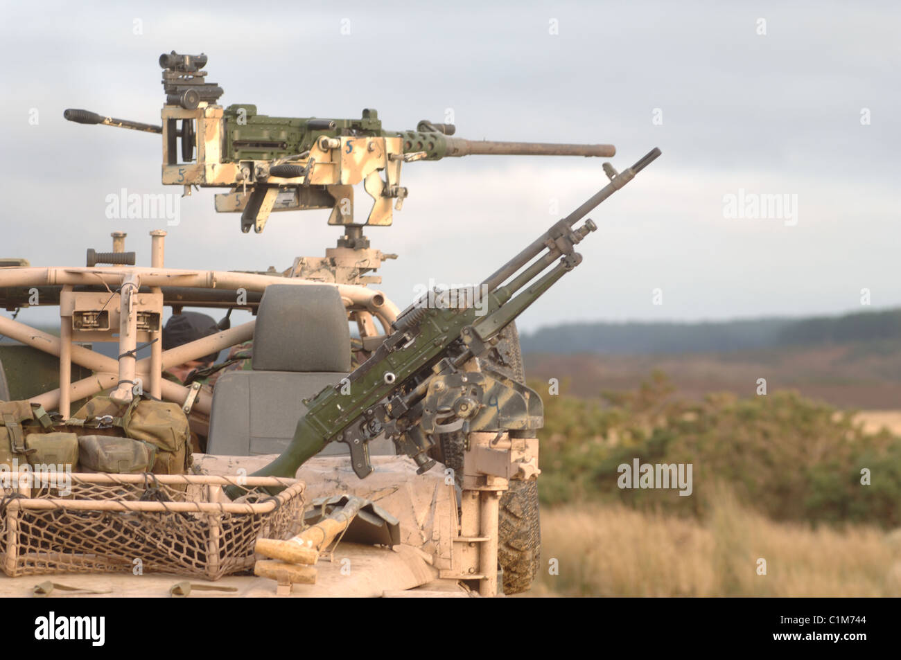 The powerful L1A1 12.7 mm (.50) Heavy Machine Gun (HMG) is an updated ...