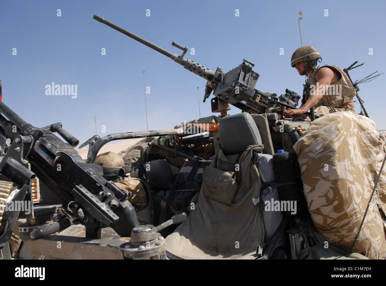 The powerful L1A1 12.7 mm (.50) Heavy Machine Gun (HMG) is an updated ...