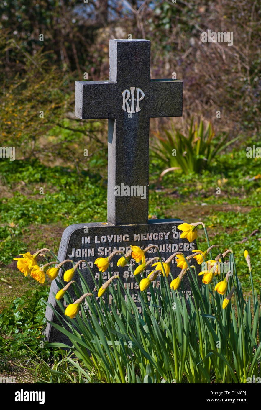 Gravestone rip hi-res stock photography and images - Alamy