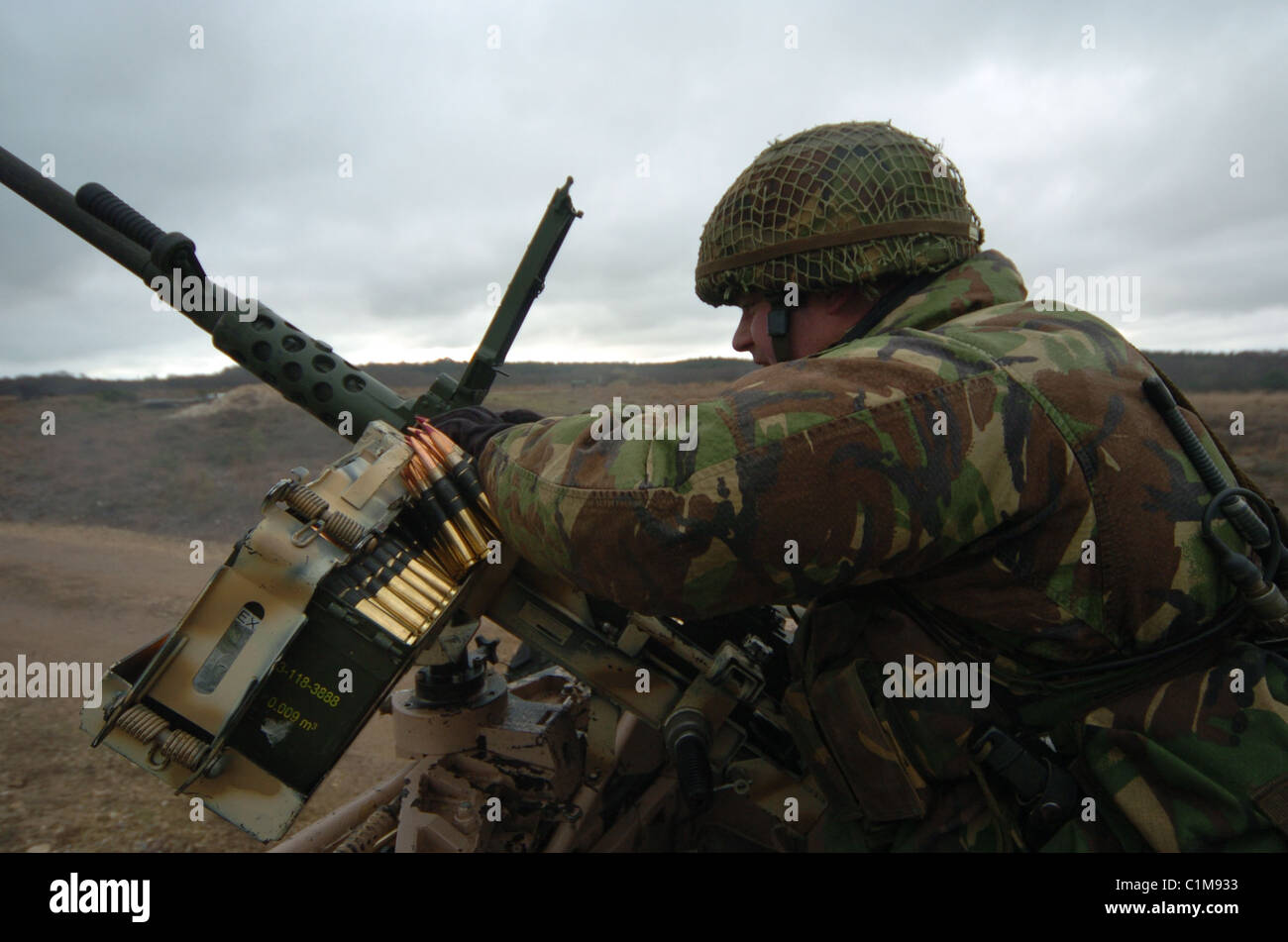 The powerful L1A1 12.7 mm (.50) Heavy Machine Gun (HMG) is an updated ...