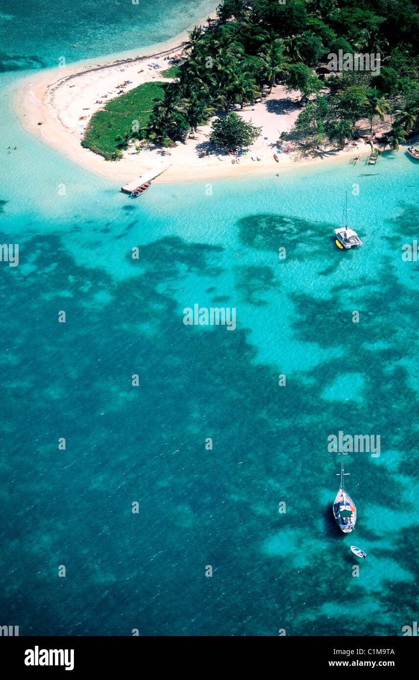 Guadeloupe island gosier island aerial hi-res stock photography and ...