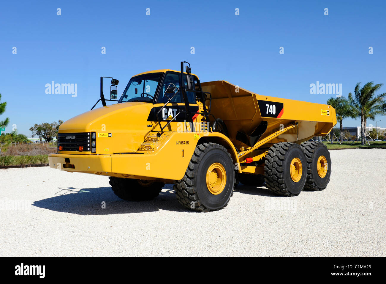 Industrial dump truck off road dirt moving equipment Stock Photo - Alamy