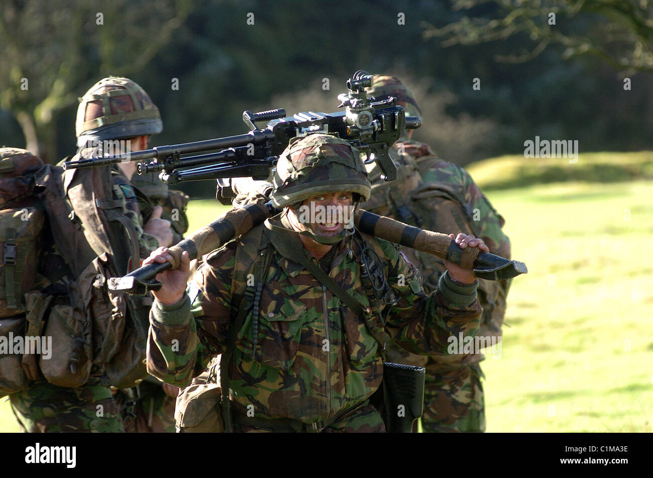 The GPMG (General Purpose Machine Gun) when used in the SF (Sustained ...