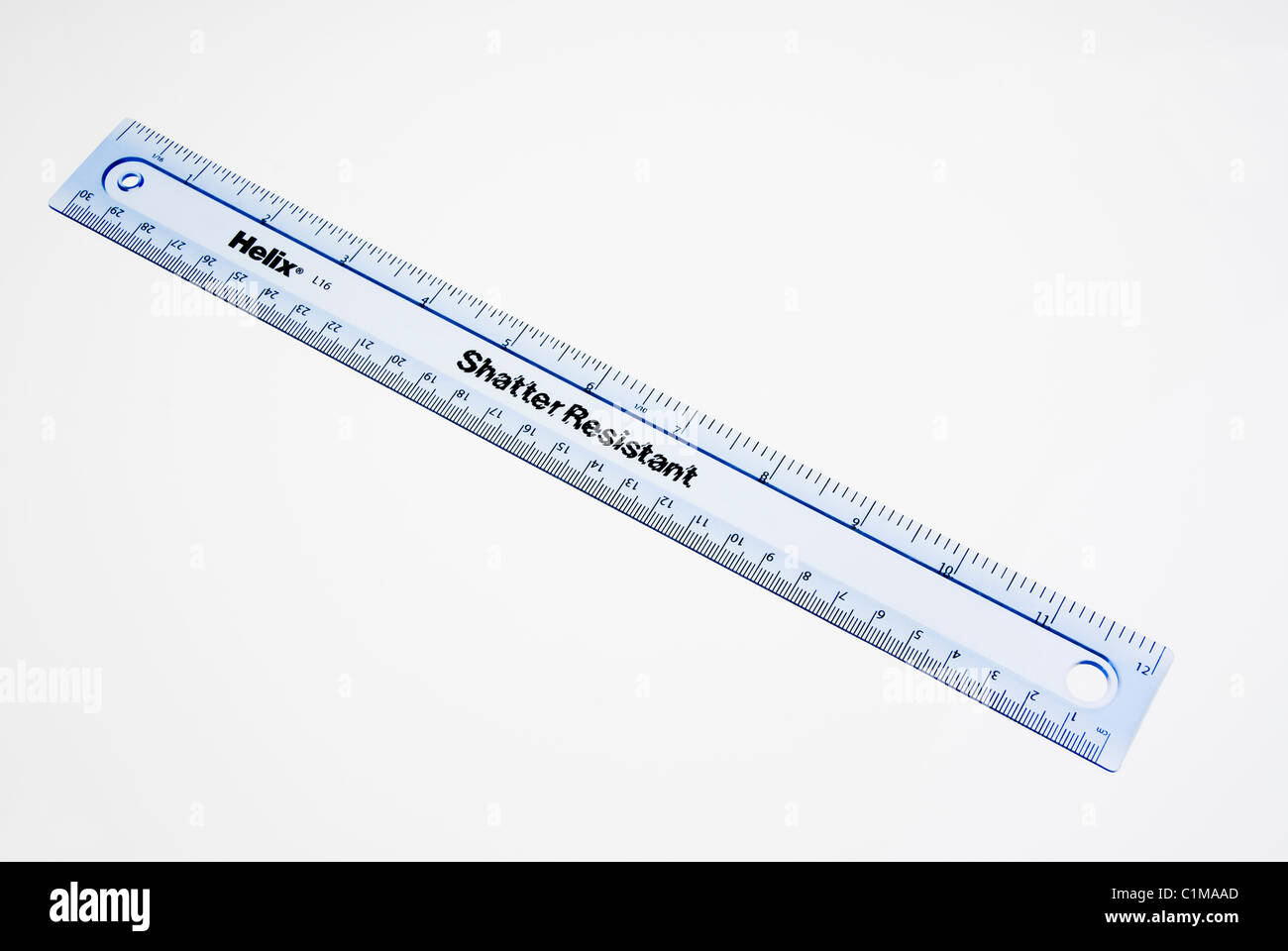 Clear plastic ruler Stock Photo - Alamy