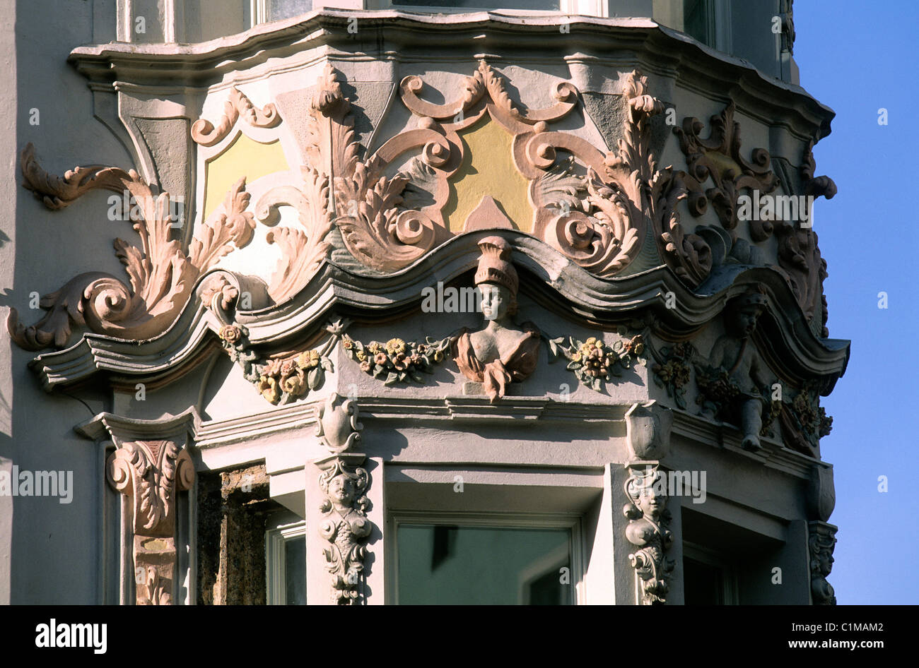 Helblinghaus architecture baroque facade hi-res stock photography and ...