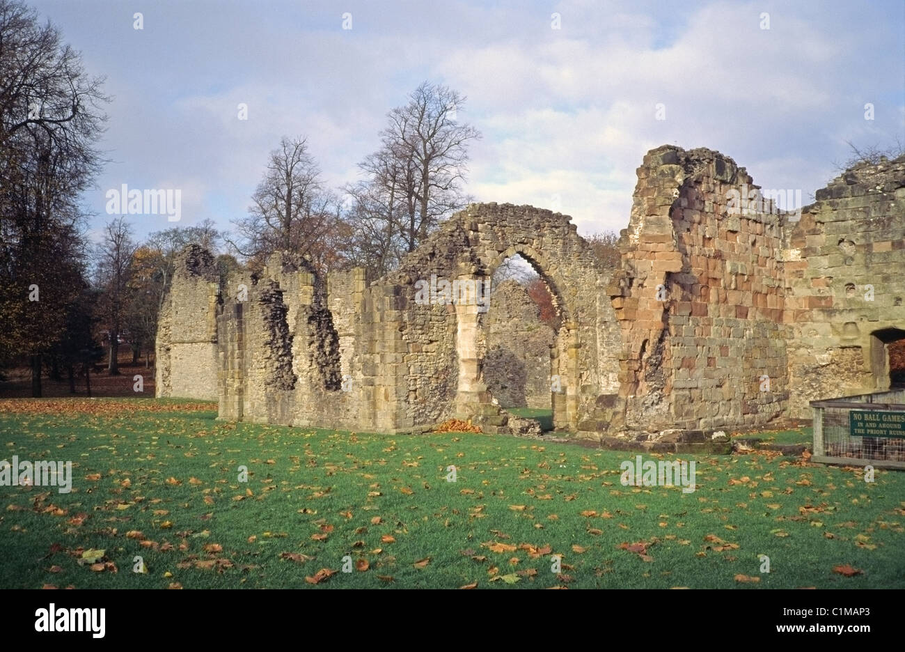 Dudley Priory in Priory Park, Dudley, West Midlands, England, UK Stock ...