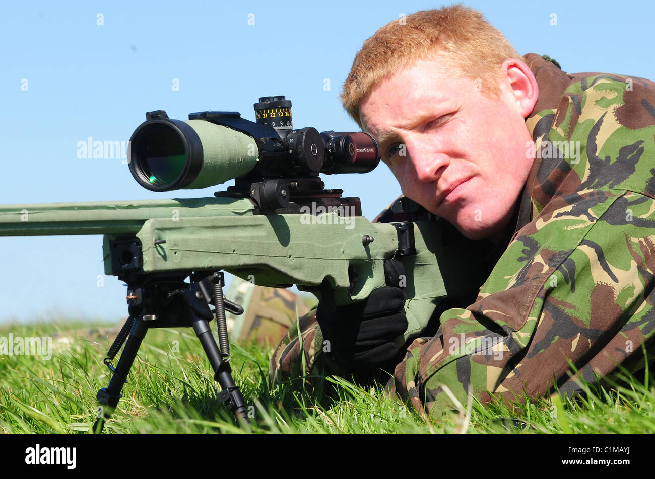 A sniper is a highly trained marksman who shoots targets from conceales ...