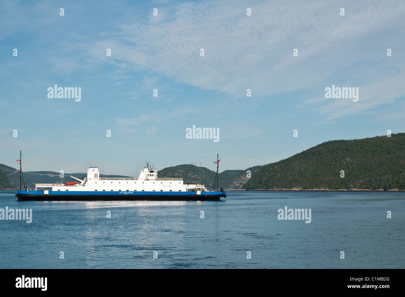 Tadoussac ferry, Quebec, Canada Stock Photo - Alamy