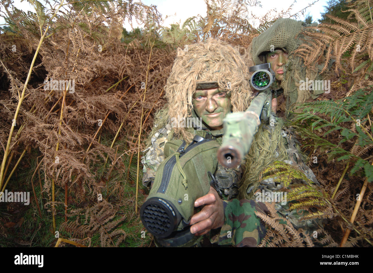 A sniper is a highly trained marksman who shoots targets from conceales ...