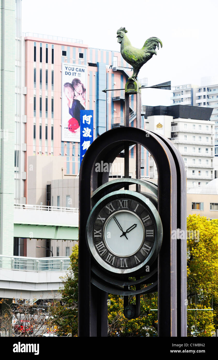 Weather vane clock in Kobe, Japan Stock Photo - Alamy