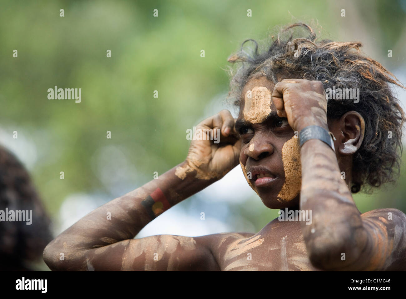Aboriginal boy. Laura Aboriginal Dance Festival, Laura, Queensland ...