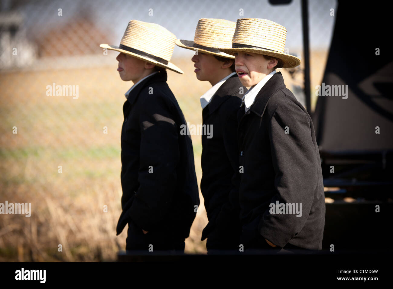Amish boys hi-res stock photography and images - Alamy