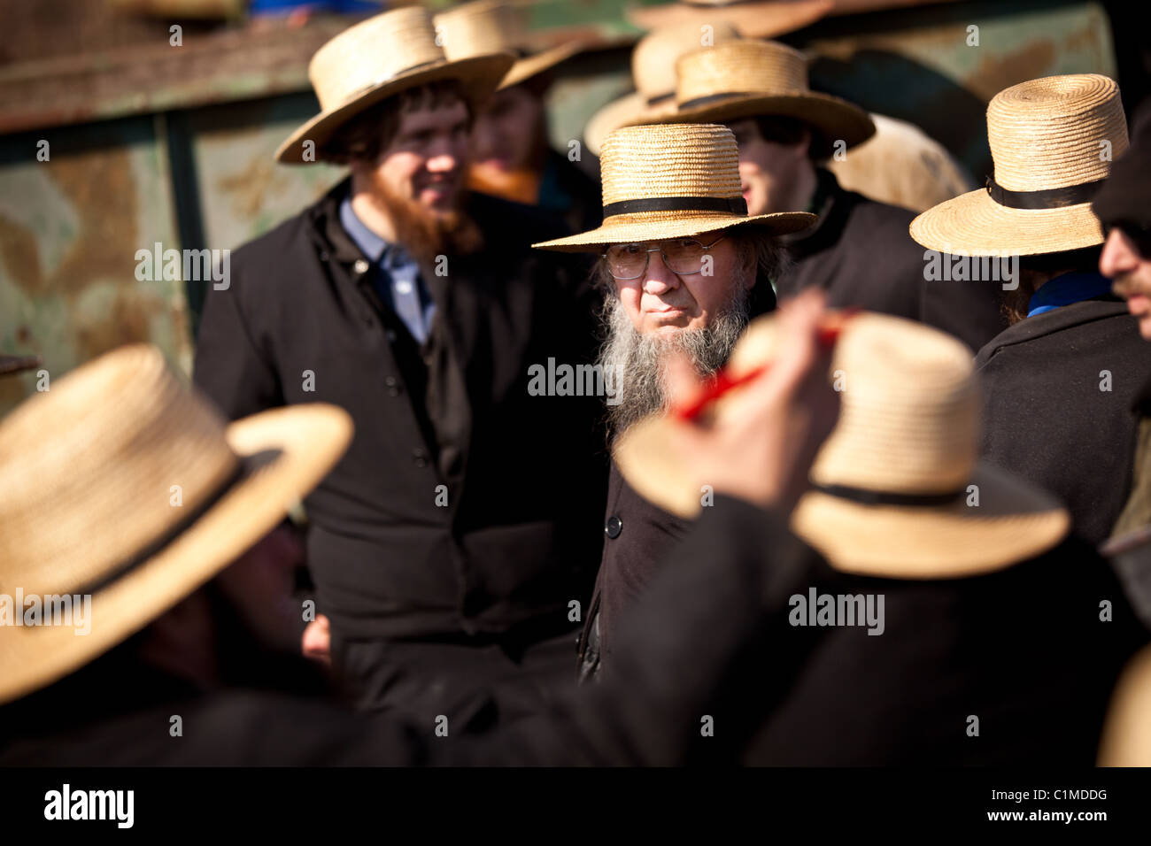 Amish men hi-res stock photography and images - Alamy