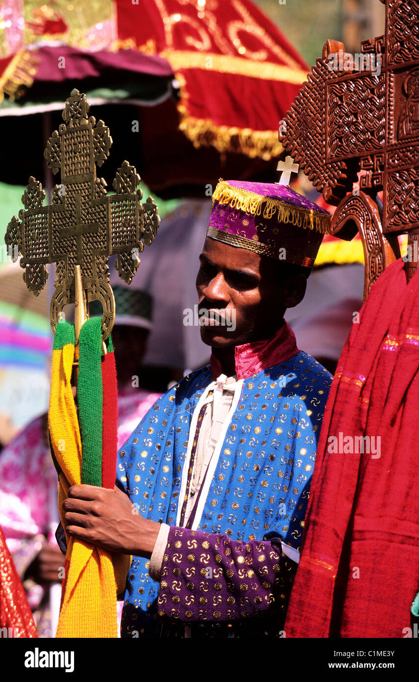 Ethiopia, Gondar, the celebration of Timkat (Epiphany Stock Photo - Alamy